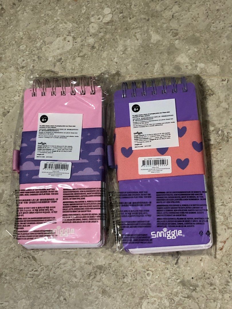 Brand new BN Smiggle Notebook notepad writing, Hobbies & Toys ...