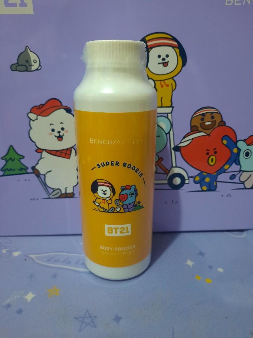 BT21 Bench Body Powder- Chimmy and Mang, Hobbies & Toys, Memorabilia ...
