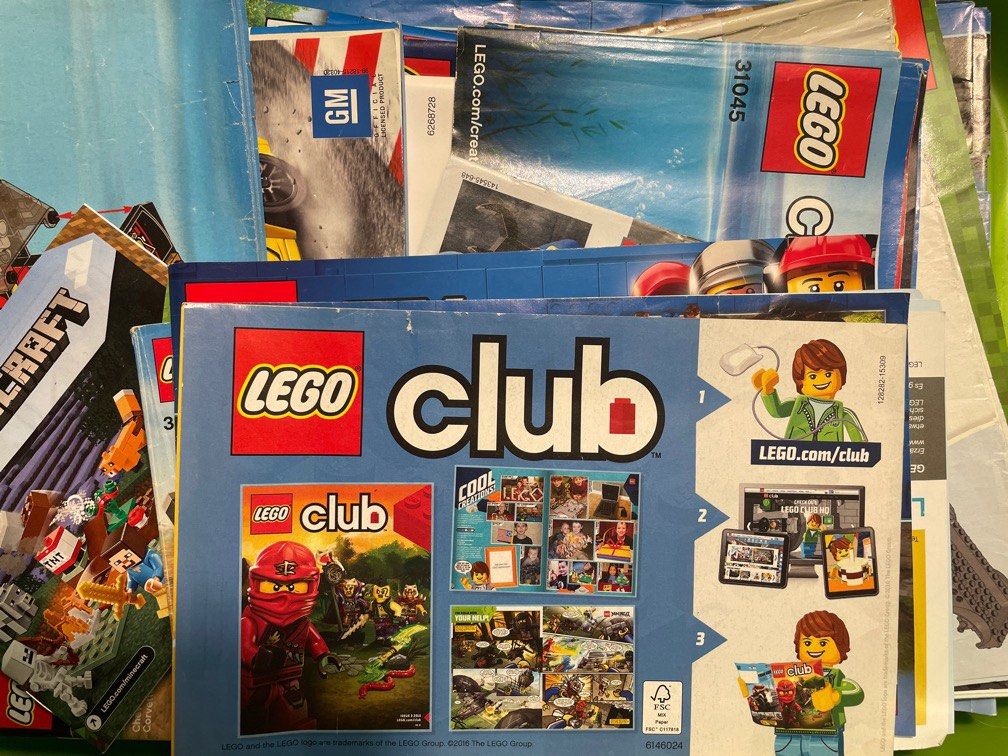 Bunch of lego instructions, Hobbies & Toys, Toys & Games on Carousell