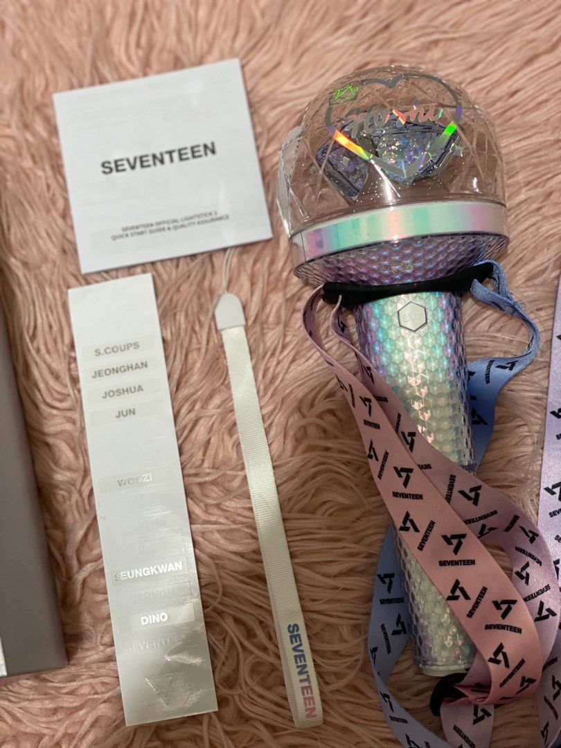 Carat Bong V2 Seventeen Official Lightstick, Hobbies & Toys, Memorabilia & Collectibles, K-Wave ...