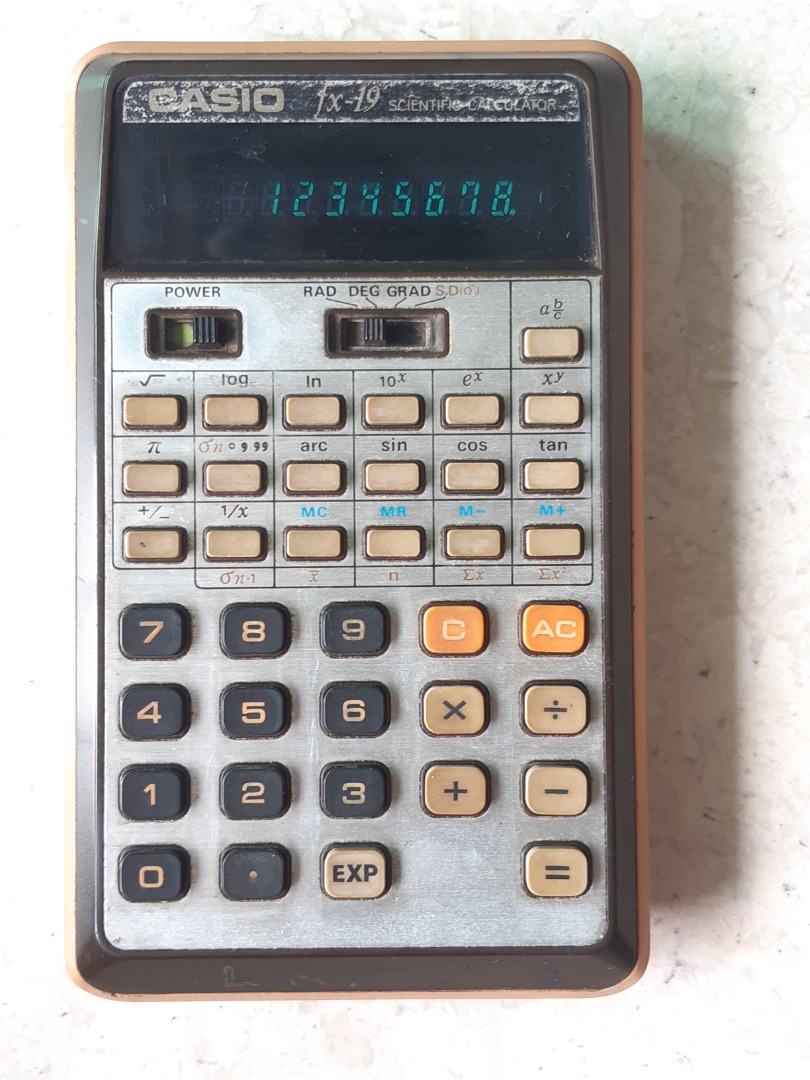 CASIO fx-19 Scientific Calculator, Hobbies & Toys, Memorabilia ...