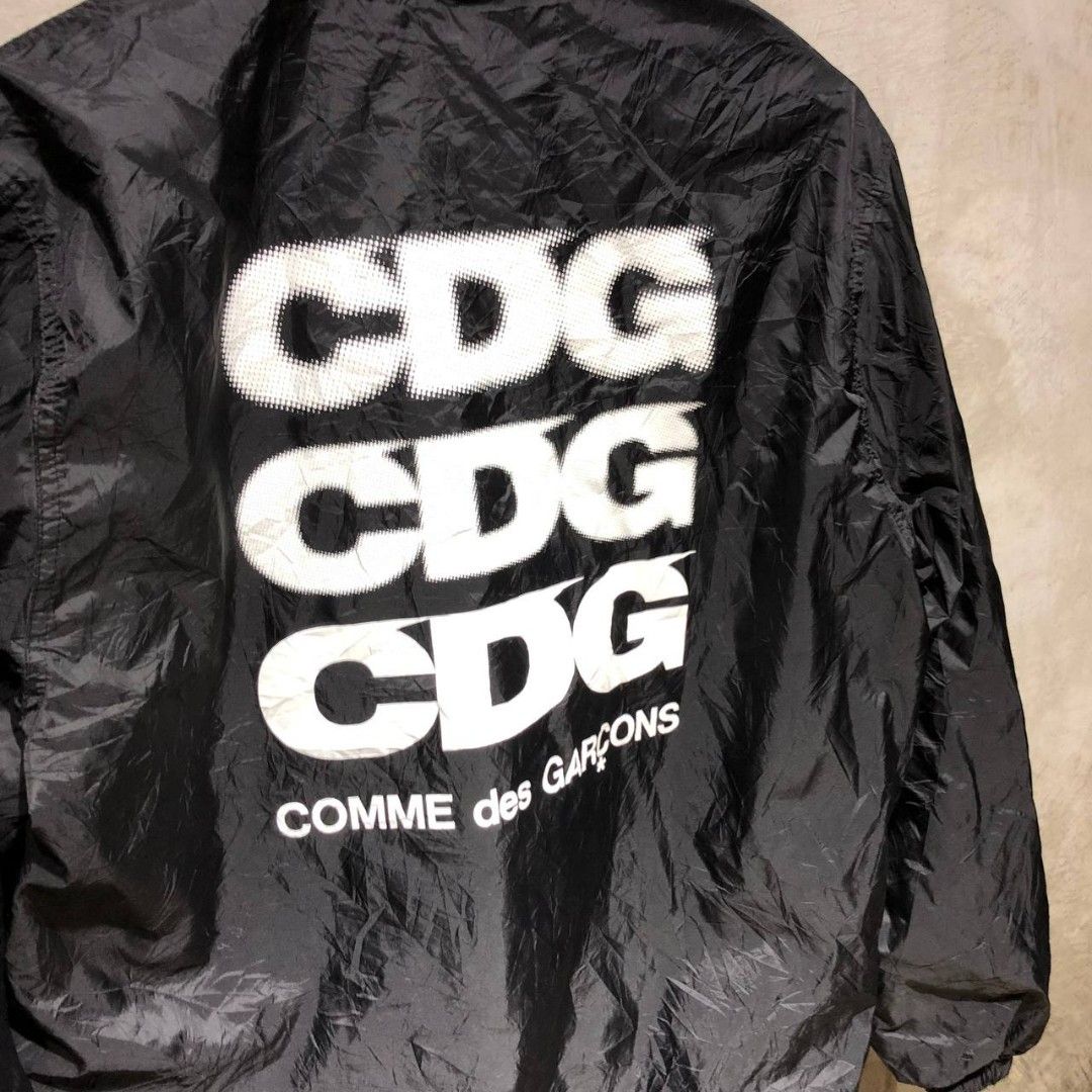 CDG "My Energy Comes From Freedom" coach jacket, Men's Fashion, Coats ...