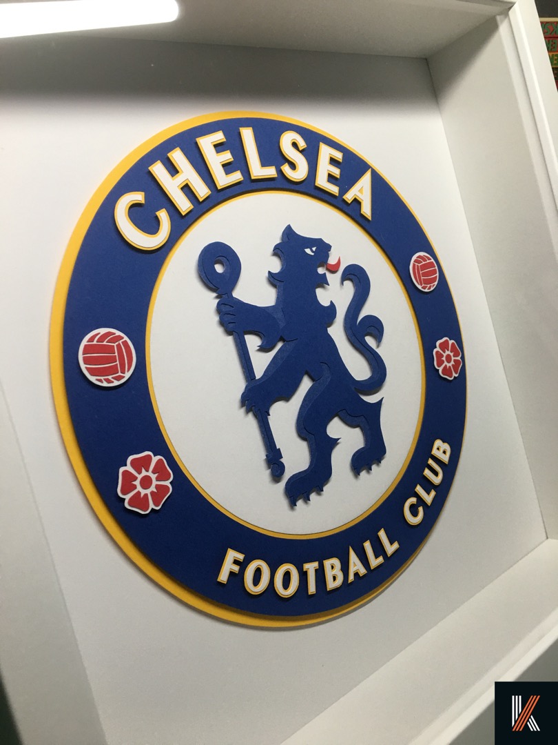 Chelsea F.C. 3D Crest Papercraft, Hobbies & Toys, Stationery & Craft ...