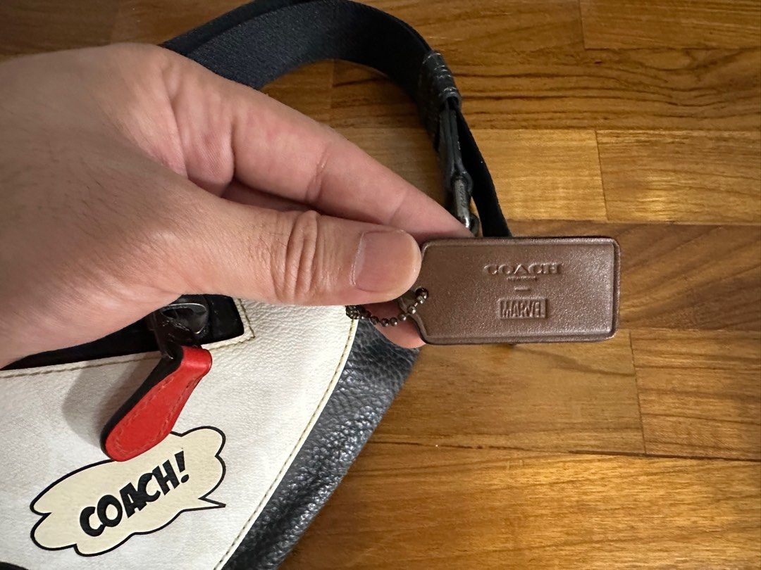 Coach Bag x Marvel (open for trade), Luxury, Bags & Wallets on Carousell