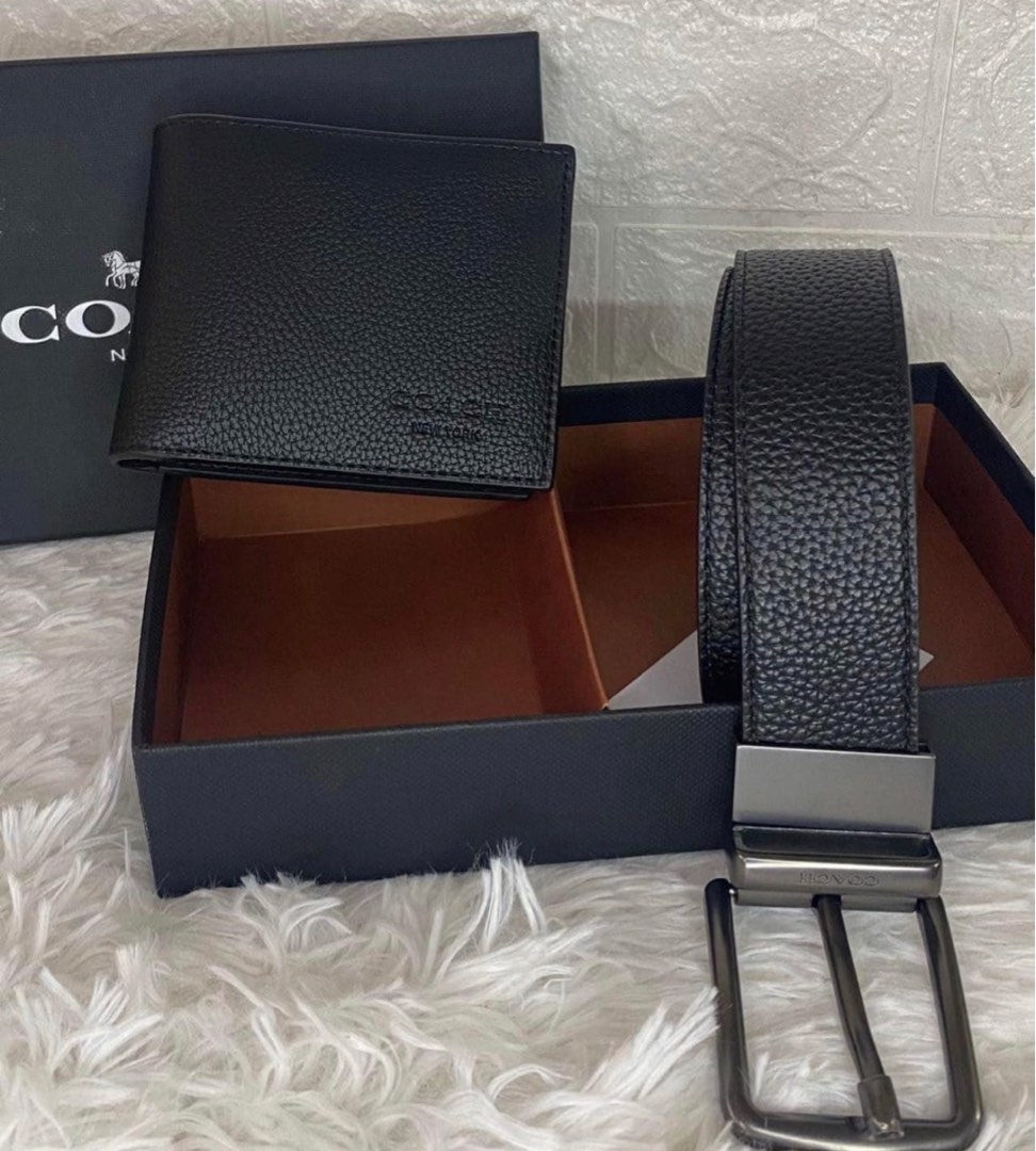 Coach Belts and wallet, Men's Fashion, Watches & Accessories, Belts on ...