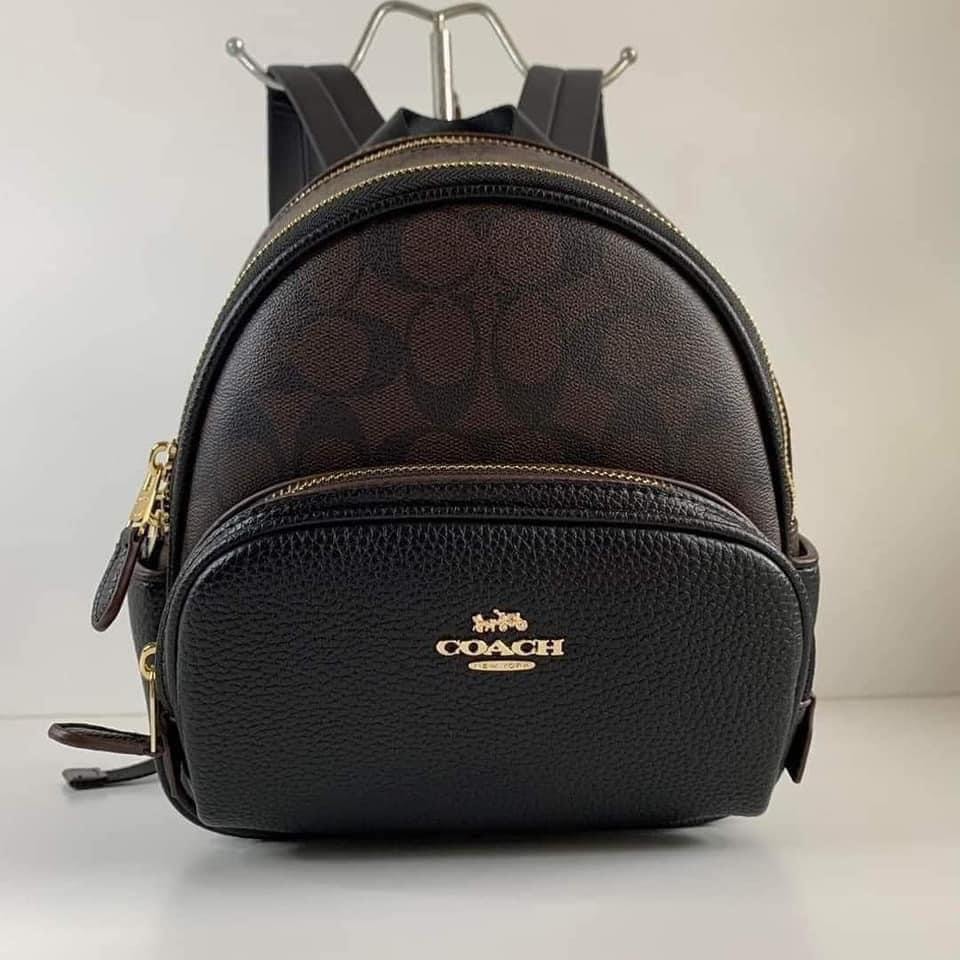 Coach mini court backpack, Women's Fashion, Bags & Wallets, Backpacks ...