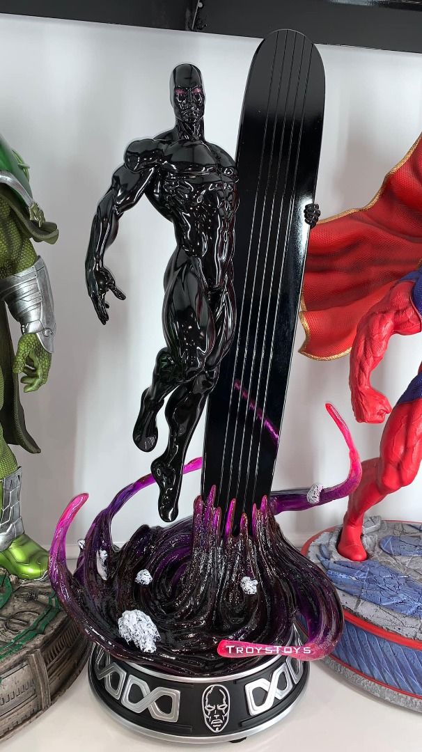 Custom 1/4 scale Marvel Silver surfer Statue Sideshow, Hobbies & Toys ...