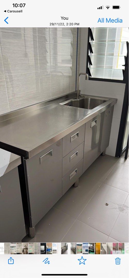 Customise full Kitchen Cabinet refer price list, Furniture & Home ...