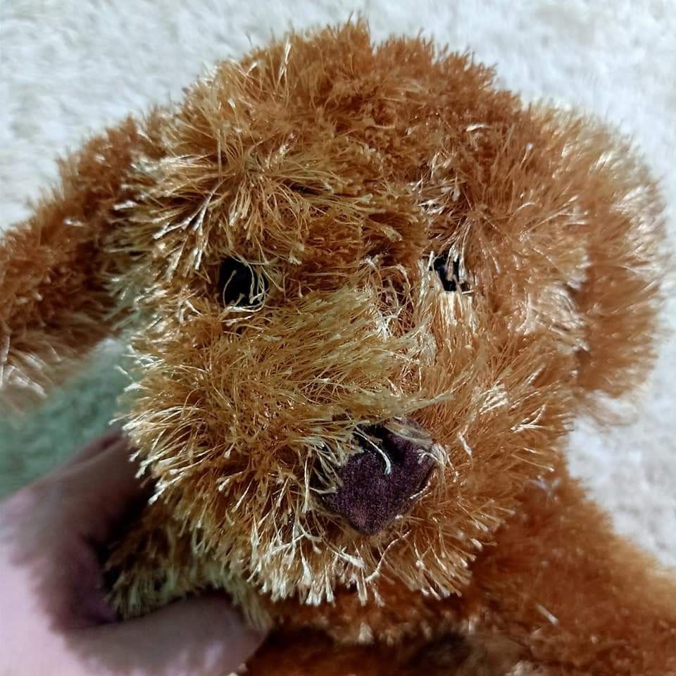 CUTE FURRY BROWN DOG (11 to 12 inches), Hobbies & Toys, Toys & Games on ...