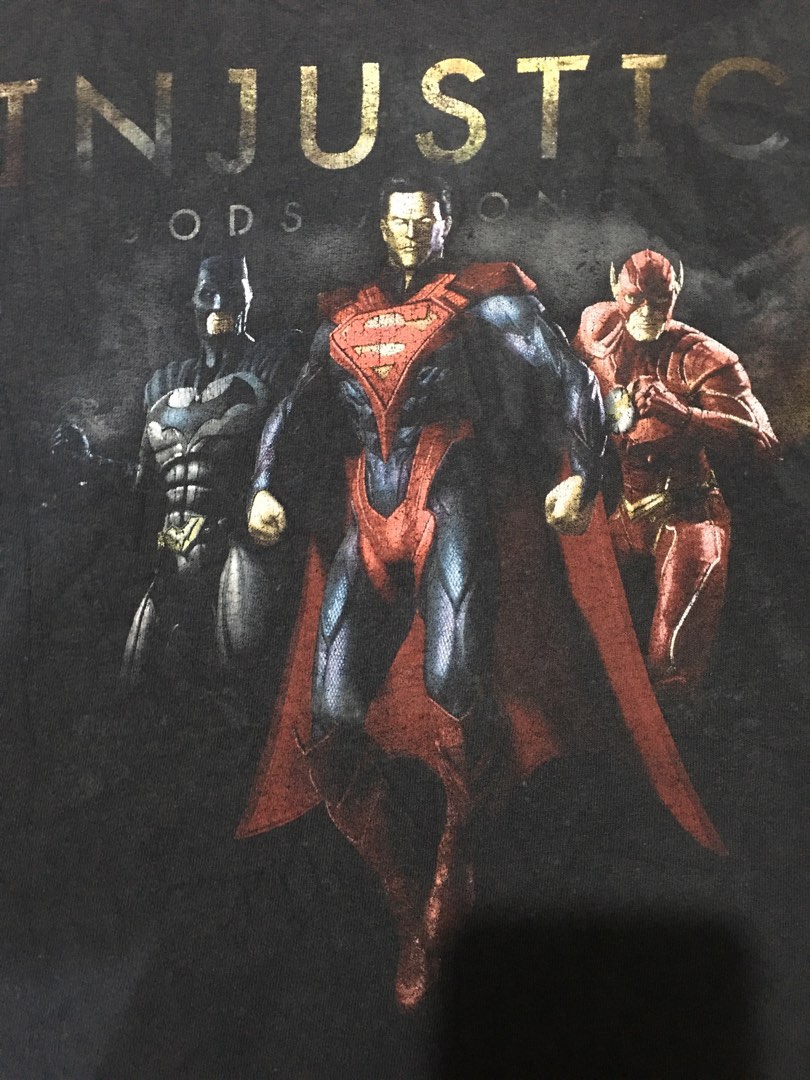 DC Comics “Injustice Gods Among Us” round neck shirt, Men's Fashion ...