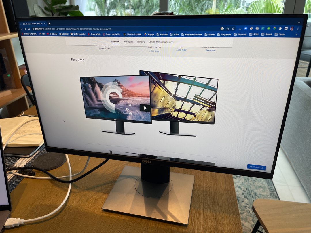 Dell P2319H 23” Desktop Monitor, Computers & Tech, Parts & Accessories ...