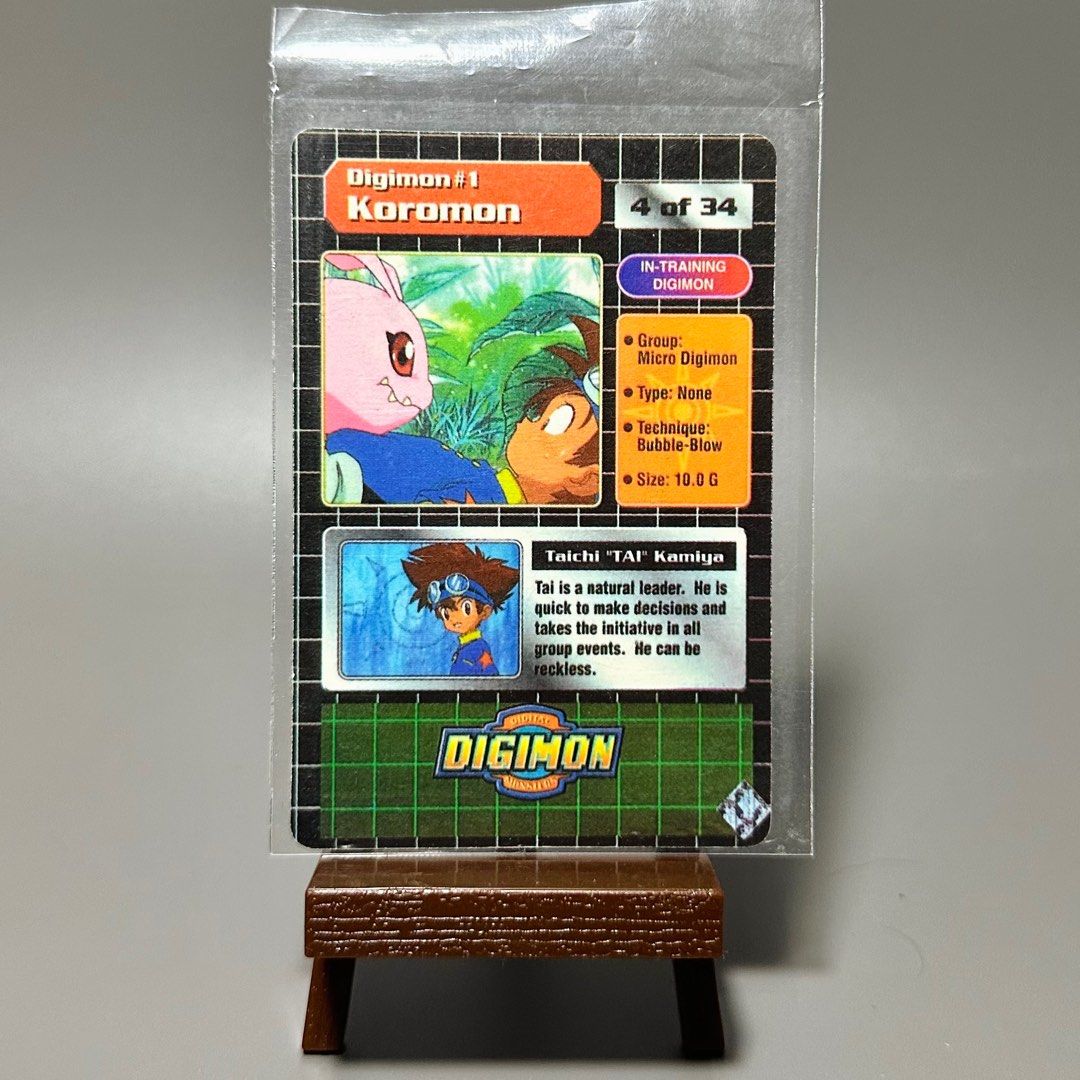 Digimon Tai & Koromon Holo Card - Php 100, Hobbies & Toys, Memorabilia ...