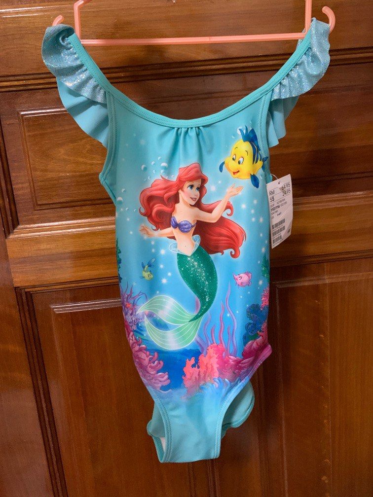 Disney Ariel Swimming Costume, Babies & Kids, Babies & Kids Fashion on ...