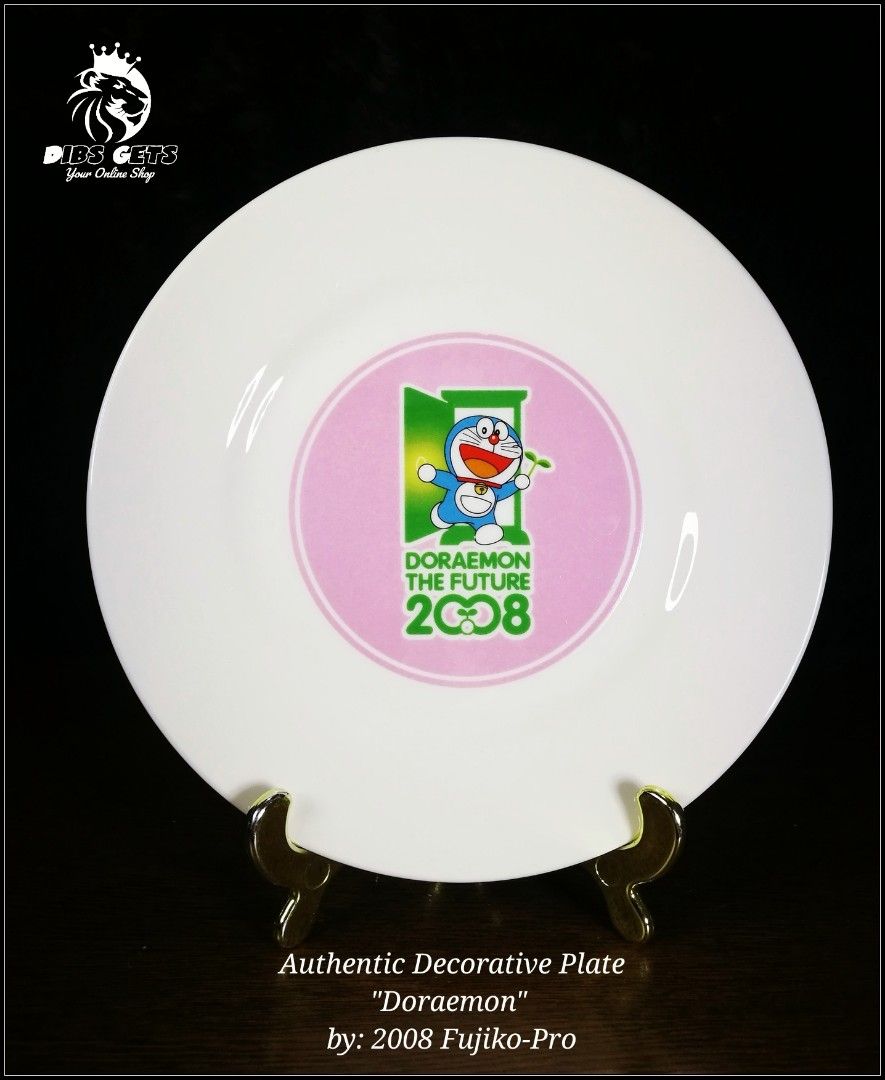Doraemon, Authentic Decorative Plate, Hobbies & Toys, Memorabilia ...