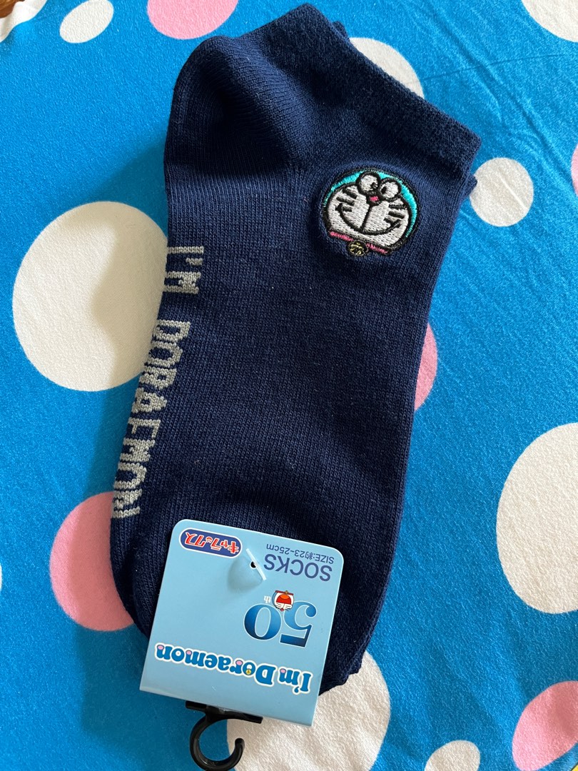 Doraemon socks, Women's Fashion, Watches & Accessories, Socks & Tights ...