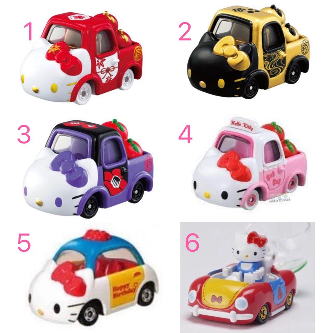 Dream Tomica-No. 152 Hello Kitty, 興趣及遊戲, 玩具 & 遊戲類 - Carousell