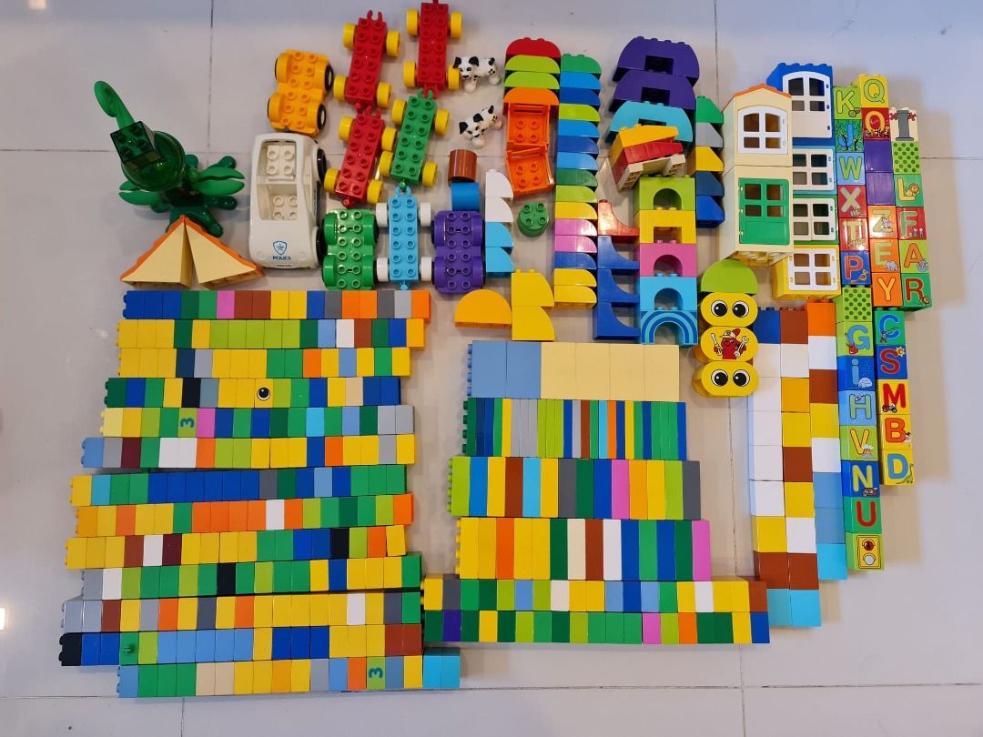 Duplo Blocks - 450+ pieces, Hobbies & Toys, Toys & Games on Carousell