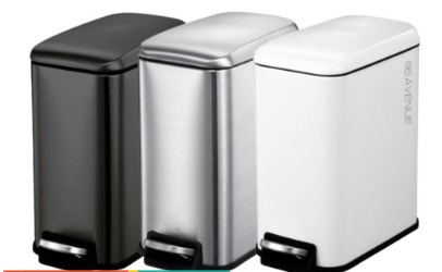 Elegant 5L Pedal Step Dustbin/Waste Bin with Soft Closing STR0056 ...