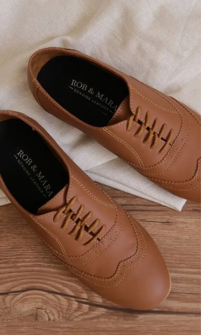 Ezra in Cognac Tan by Rob and Mara, Women's Fashion, Footwear, Loafers ...