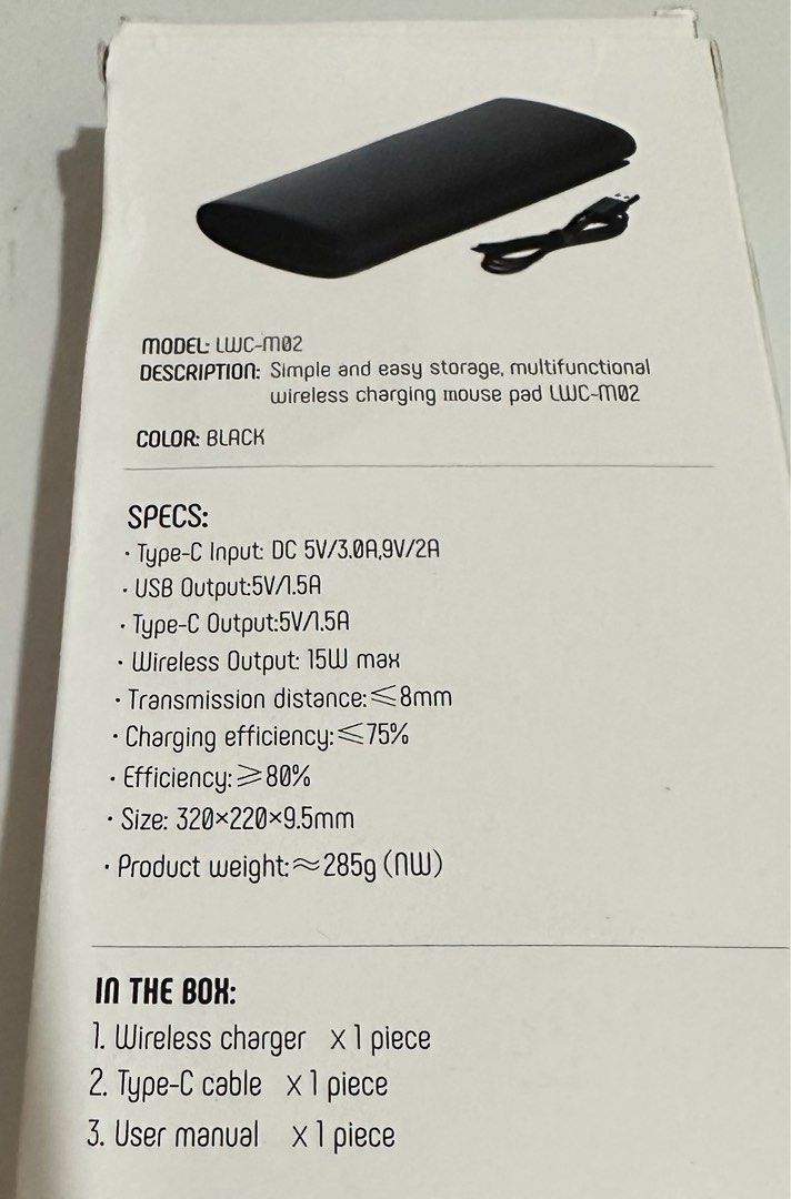 FedEx Wireless Charging Mouse Pad, Mobile Phones & Gadgets, Mobile ...