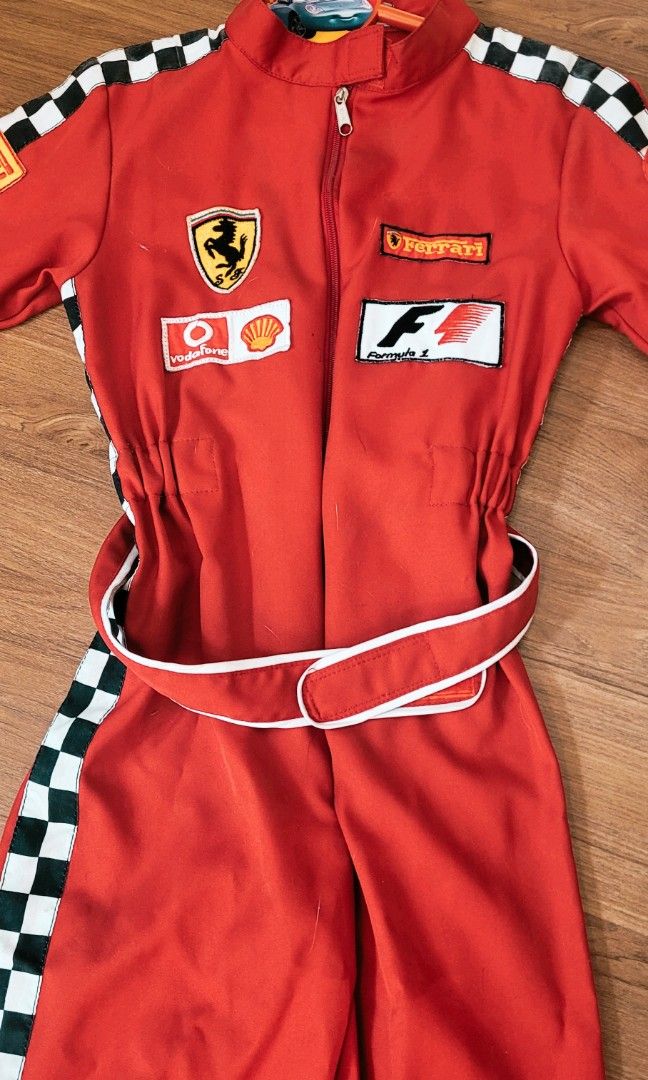 Ferrari Formula One F1 Racing Kid Costume Onesie, Babies & Kids, Babies ...