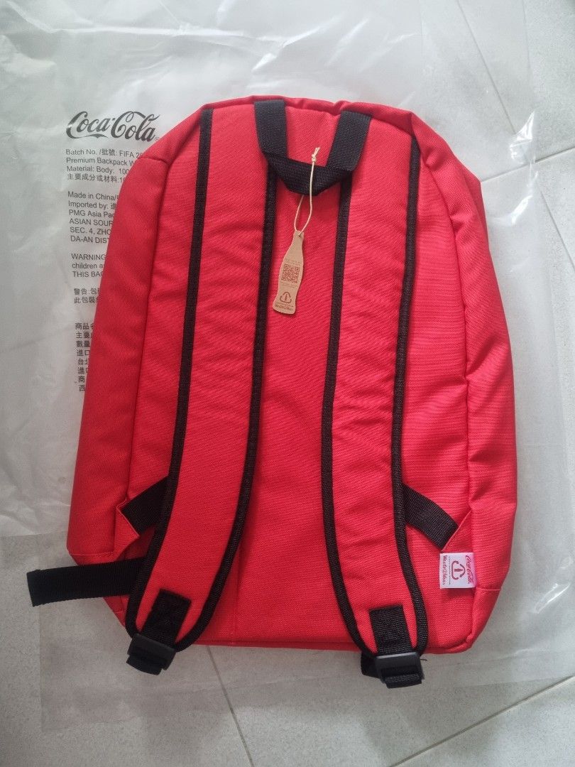 FIFA Coca Cola Premium Backpack, Men's Fashion, Bags, Backpacks on ...