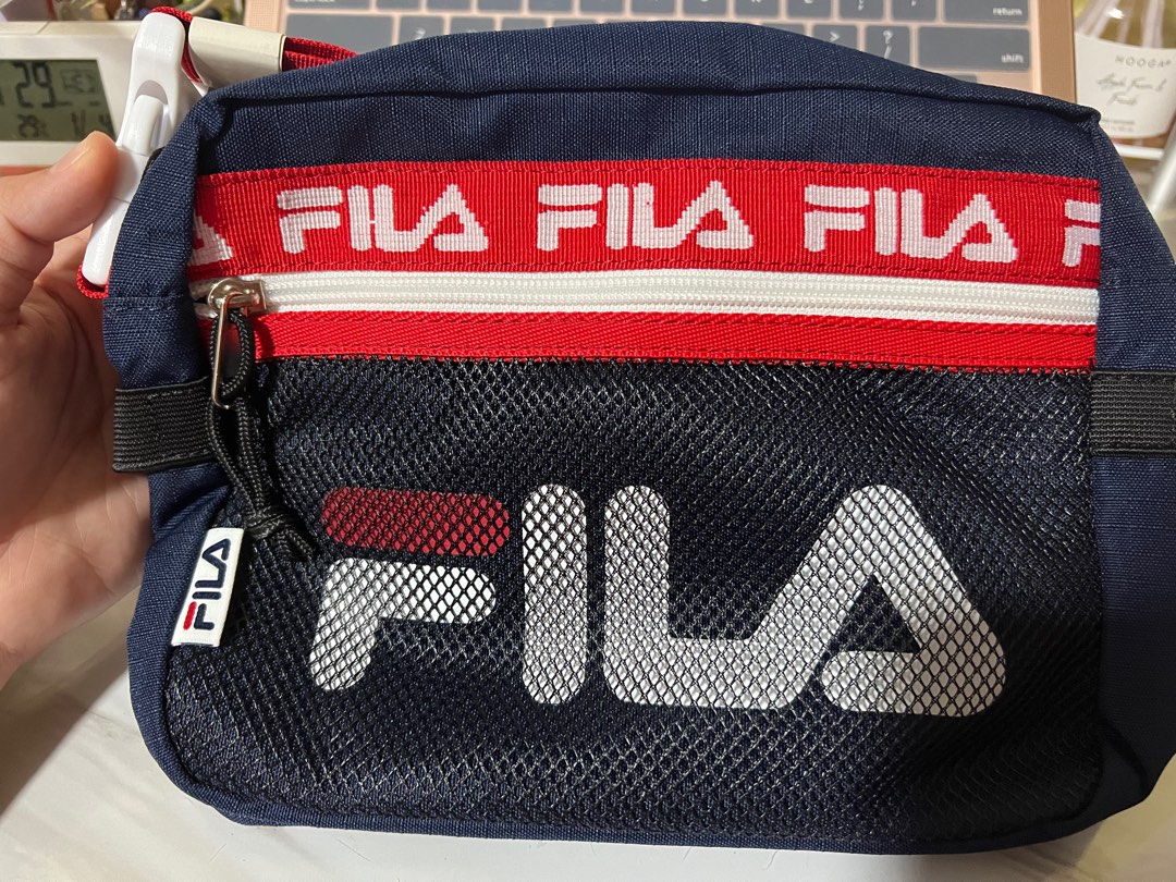FILA NAVY crossbody/ 2 way bag, Women's Fashion, Bags & Wallets, Cross ...