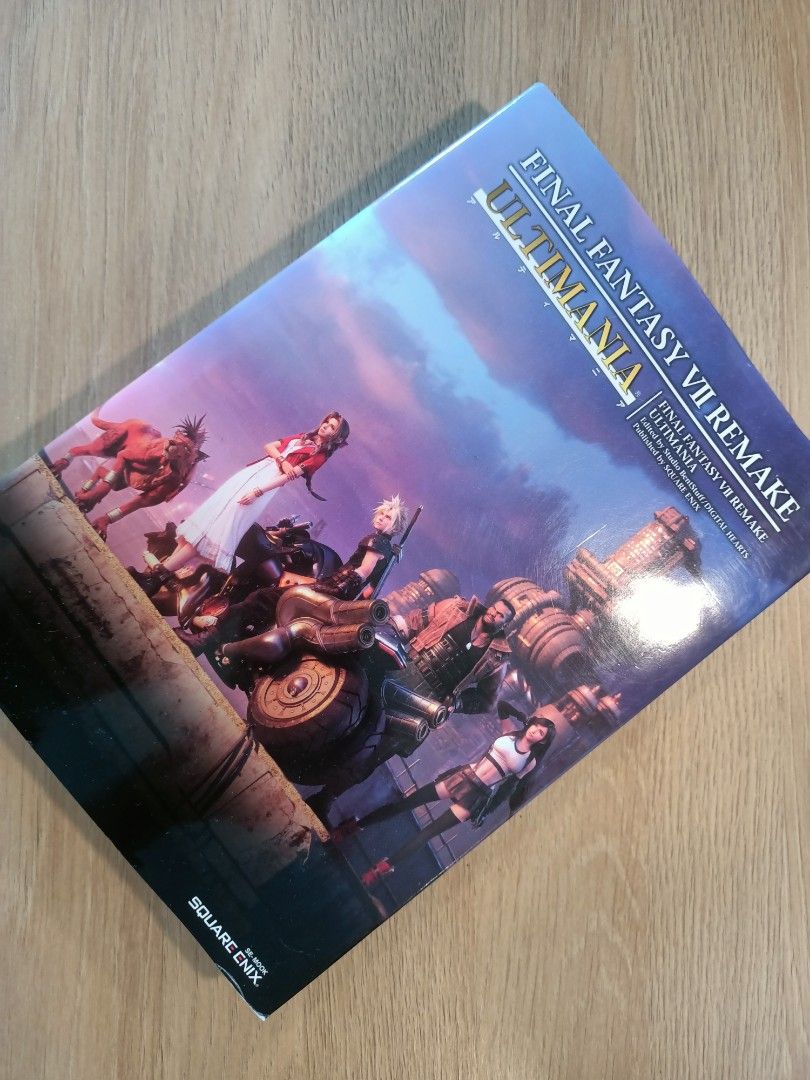 Final Fantasy VII 7 remake Ultimania book, Video Gaming, Gaming ...