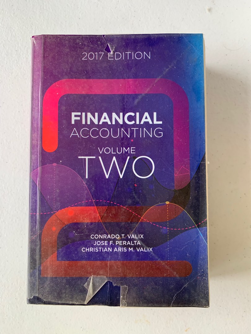 Financial Accounting Vol. 2 by Valix & Peralta, Hobbies & Toys, Books ...