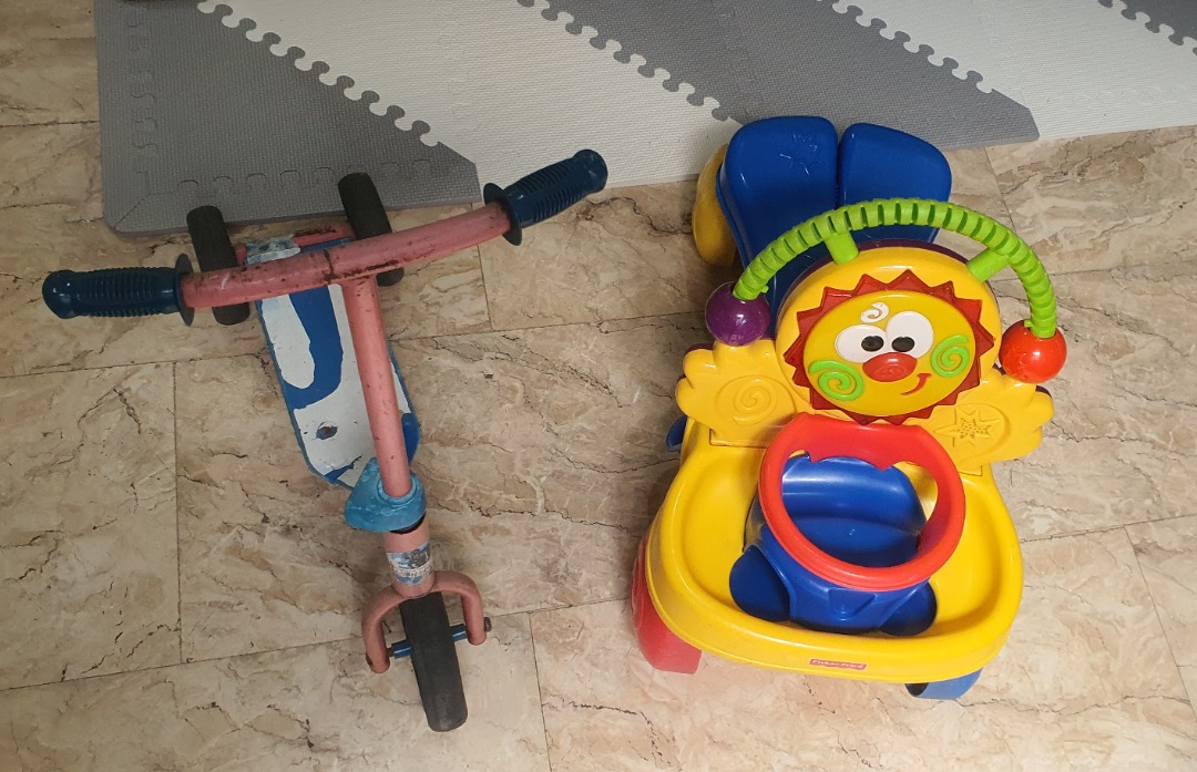 Fisher-Price 2 in 1 Stride to Ride walker and ride on car, Babies ...