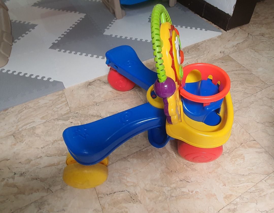 Fisher-Price 2 in 1 Stride to Ride walker and ride on car, Babies ...