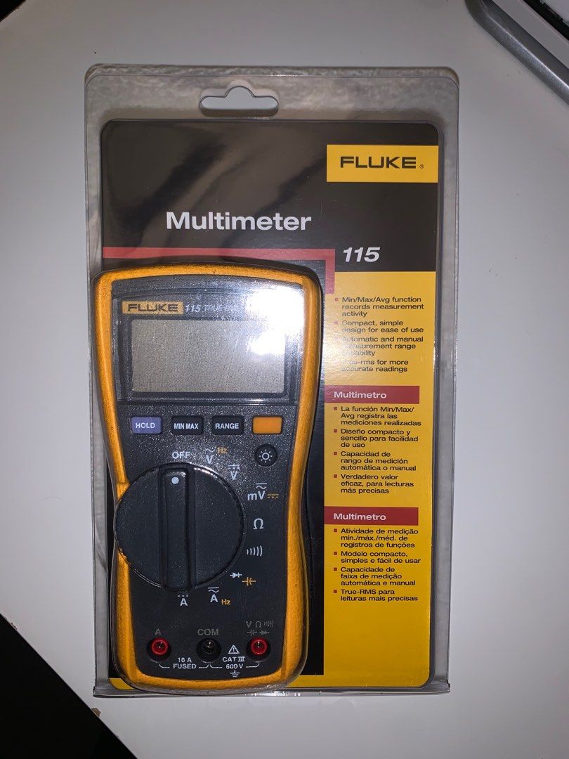 Fluke 115 Digital Multimeter (DMM), Furniture & Home Living, Home ...