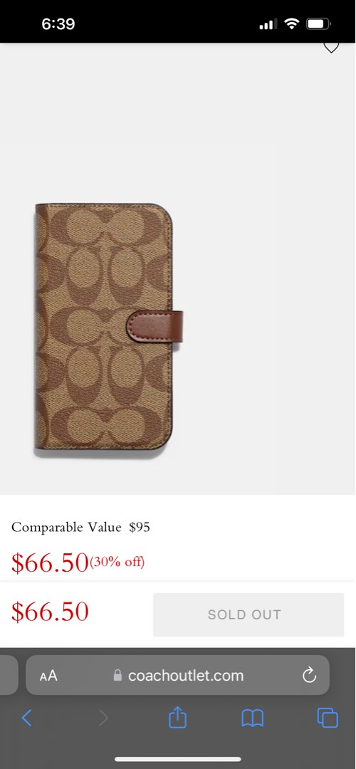 Folio Case Coach Iphone 13 Pro, Luxury, Bags & Wallets on Carousell
