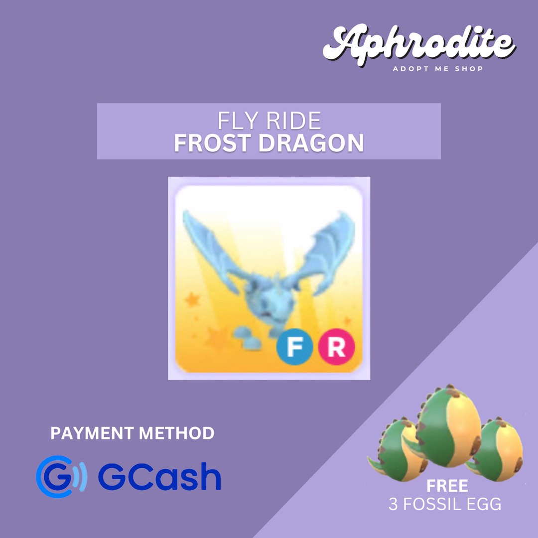 FR Frost Dragon | Adopt Me Roblox, Hobbies & Toys, Toys & Games on ...