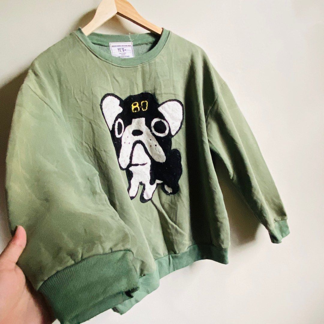 Frenchie Sage Green Oversized Pullover Jacket, Women's Fashion, Coats ...