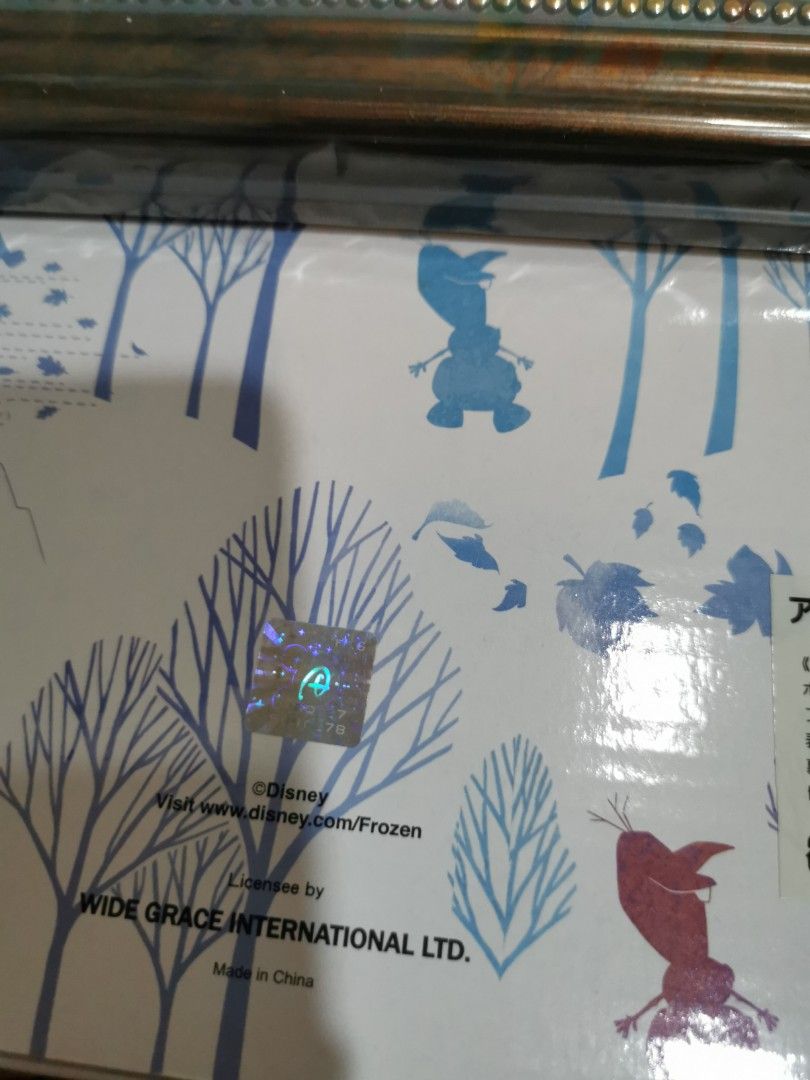 Frozen Elsa and Anna 3D poster plus frame, Furniture & Home Living ...