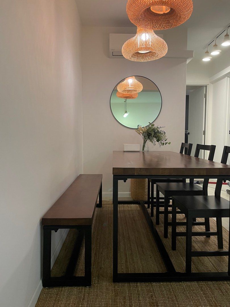 Full Dining Table Set, Furniture & Home Living, Furniture, Tables ...