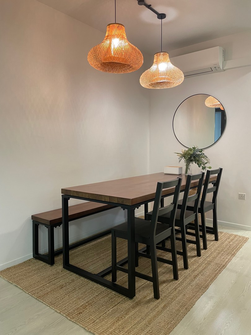 Full Dining Table Set, Furniture & Home Living, Furniture, Tables ...