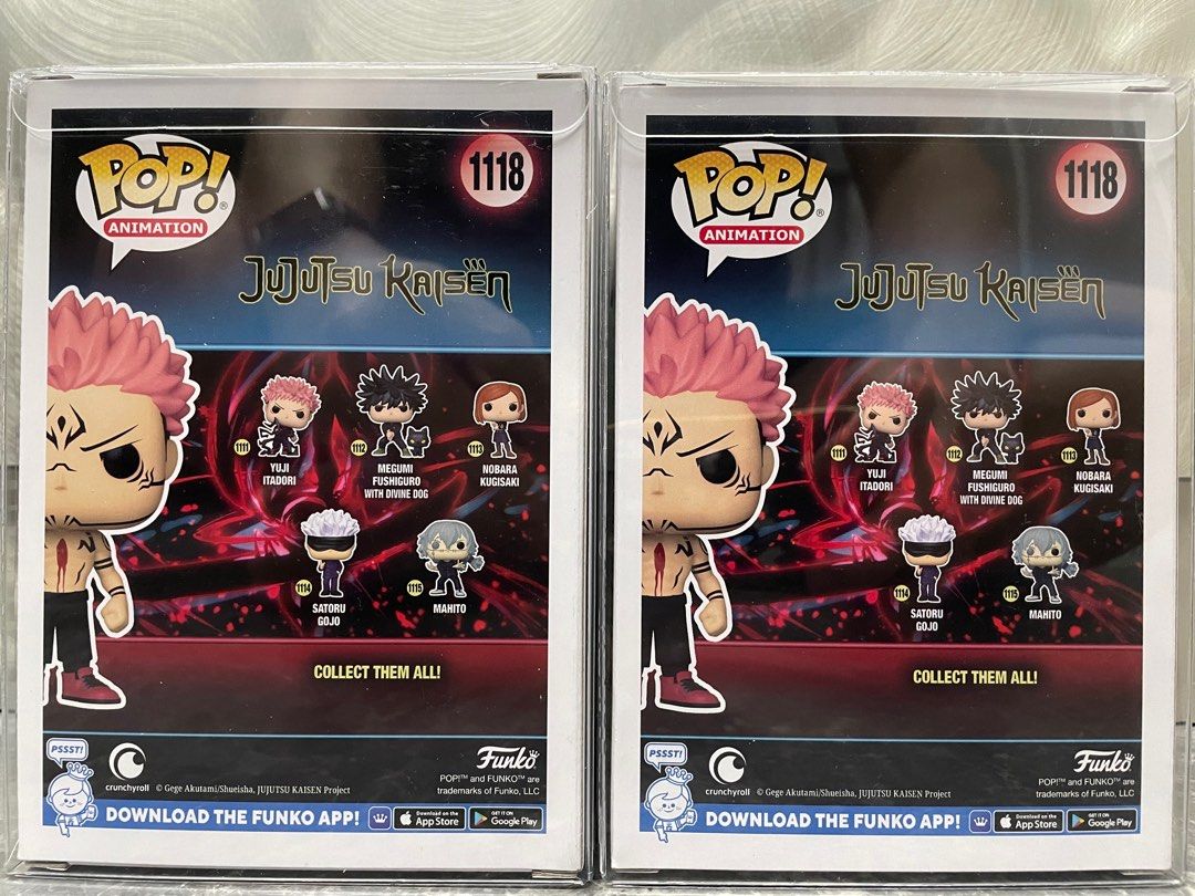 Funko Pop Jujutsu Kaisen Ryomen Sukuna Chase Gitd Signed By Ray Hot Sex Picture