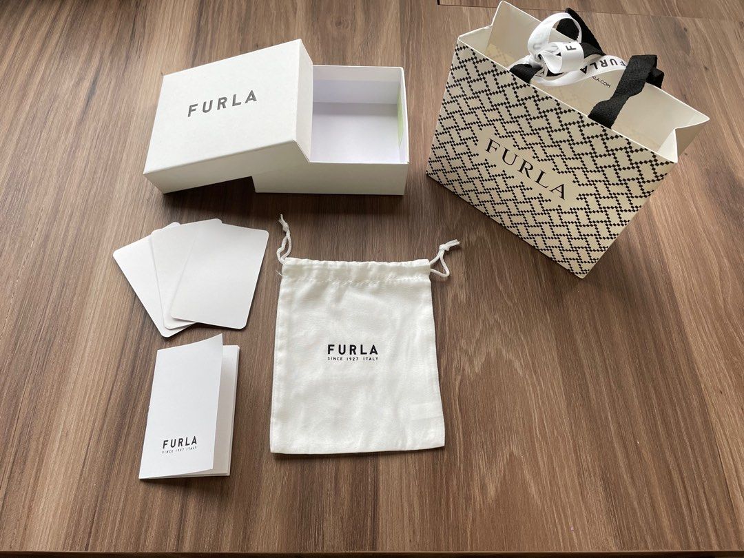 Furla box and bag authentic, Luxury, Bags & Wallets on Carousell