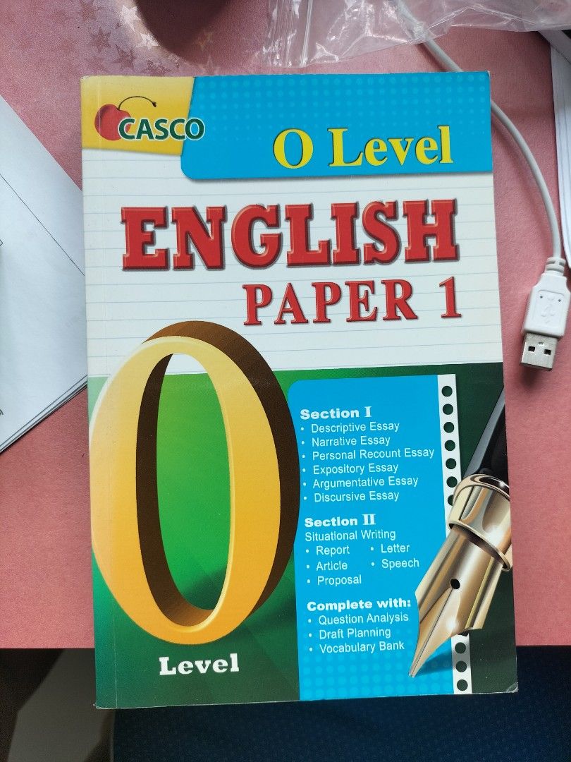 GCE O LEVEL English Model Essays for Paper 1, Hobbies & Toys, Books ...