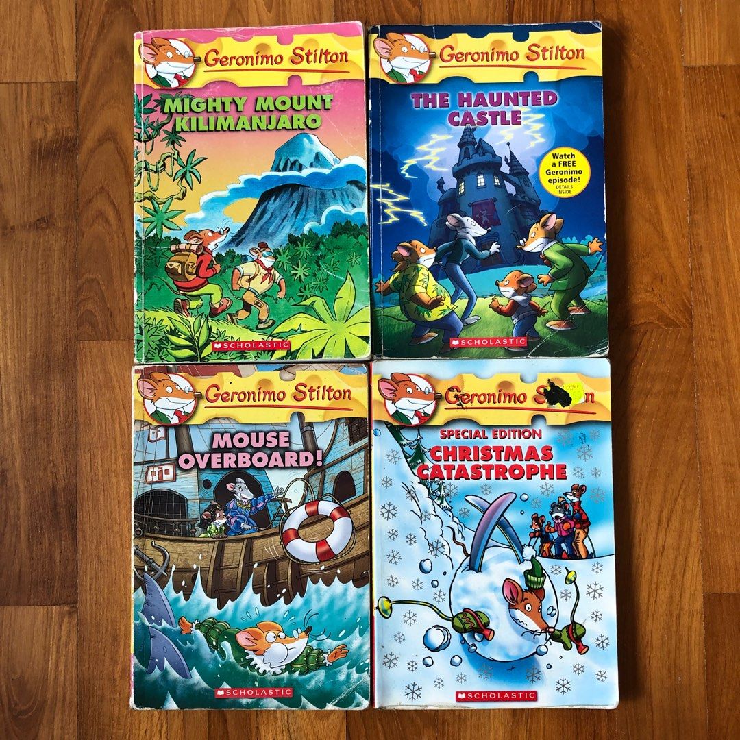 Geronimo Stilton Thea Stilton Diary of a Wimpy Kid story books suitable ...