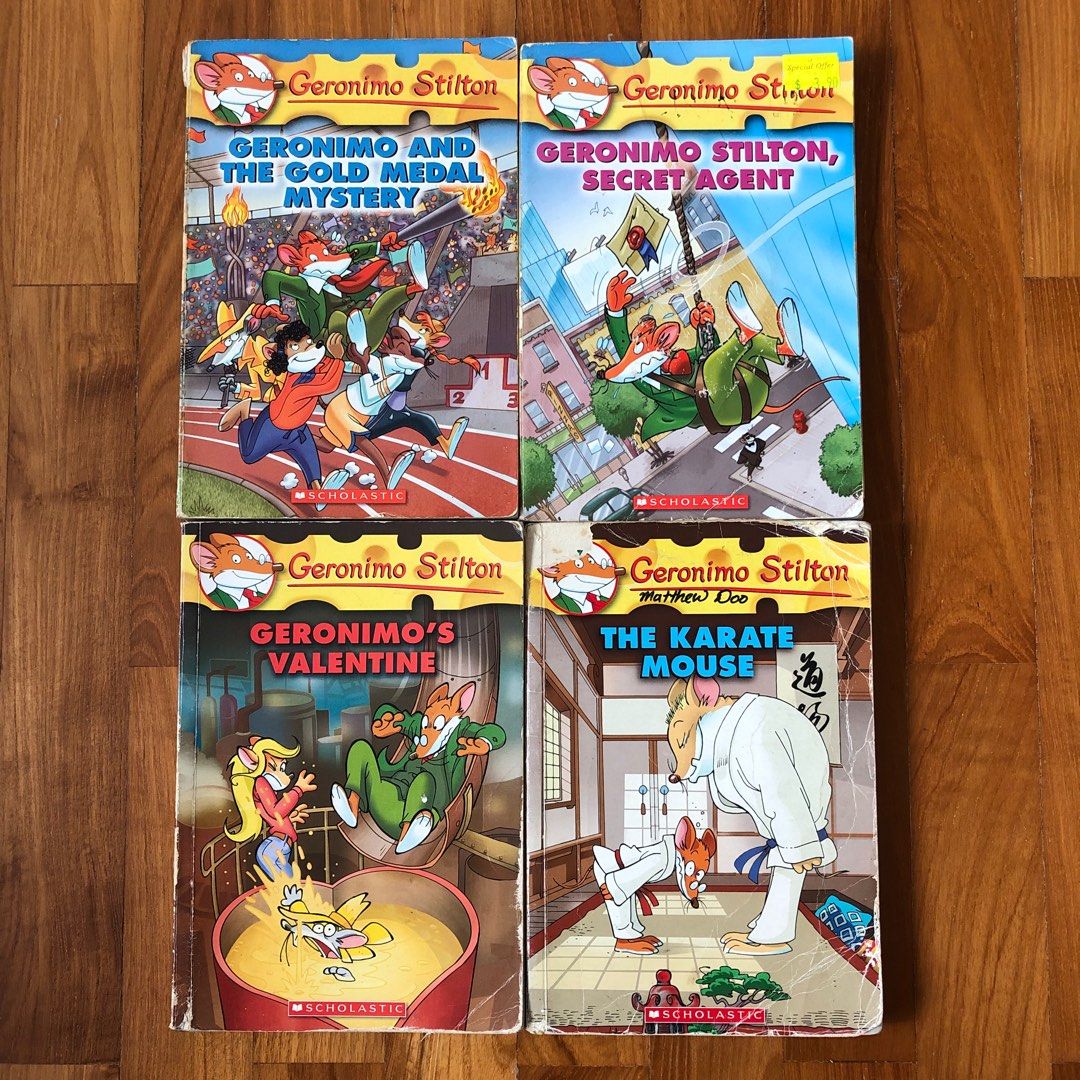 Geronimo Stilton Thea Stilton Diary of a Wimpy Kid story books suitable ...