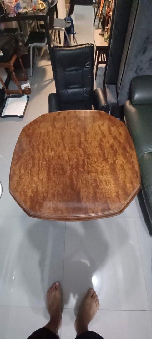 Glossy Finished Center Table, Furniture & Home Living, Furniture ...