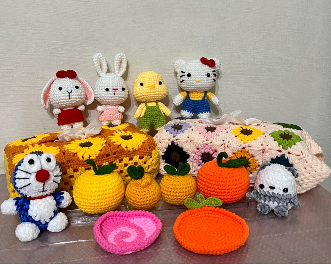 Handmade Crochet Mandarin Orange, Hobbies & Toys, Stationery & Craft ...