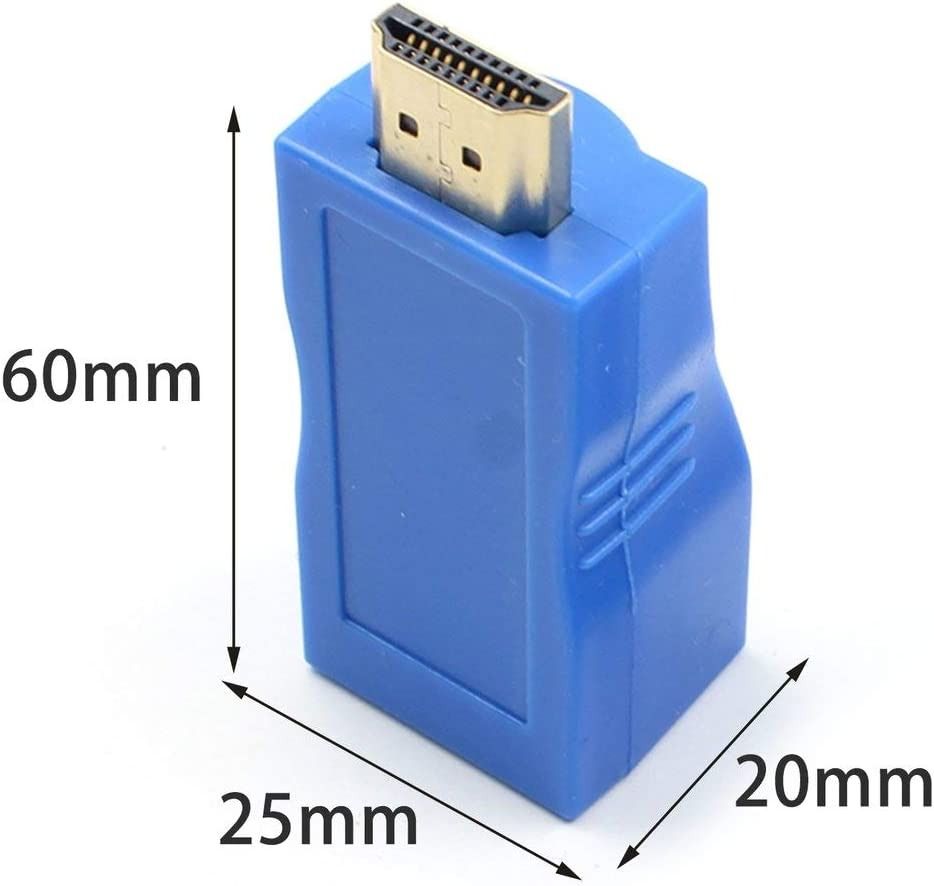HDMI Extender Transmitter TX/RX Adapter 30M HDMI Network Extender RJ45 ...
