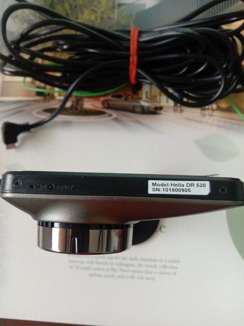 Hella DR520 FHD1080 Front Dashcam with cables, Car Accessories, Accessories on Carousell