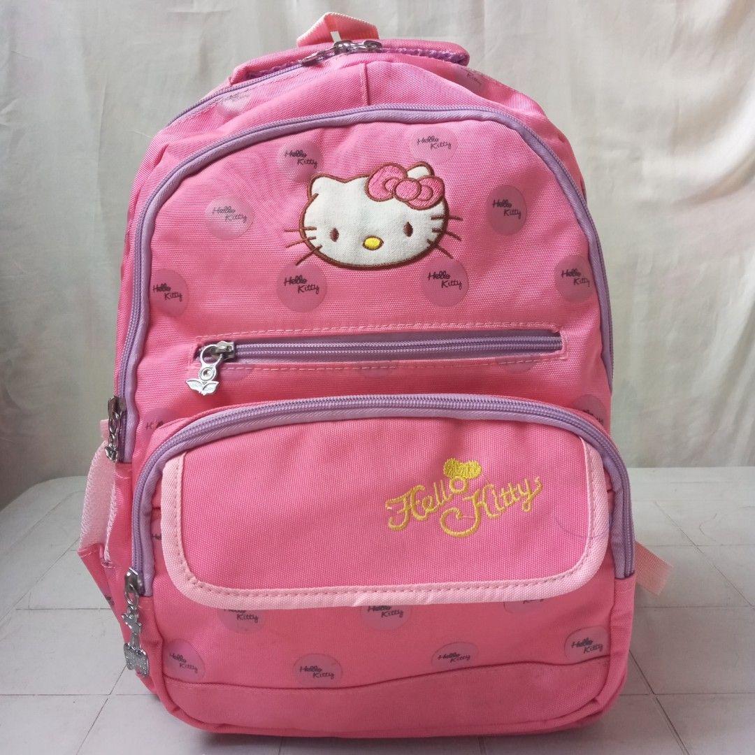 HELLO KITTY BACKPACK, PRELOVED, Women's Fashion, Bags & Wallets ...
