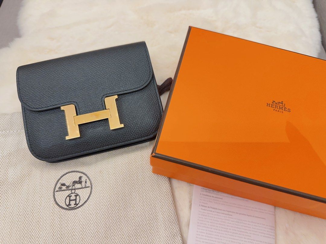 Hermes Mini Constance Slim, Luxury, Bags & Wallets on Carousell