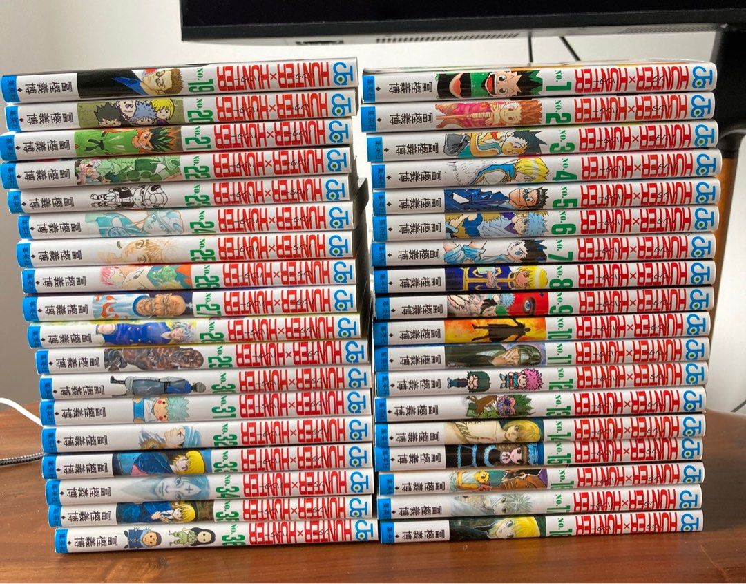 HUNTER × HUNTER manga comics books ( Japanese version ) #1-36 set, Hobbies & Toys, Books ...